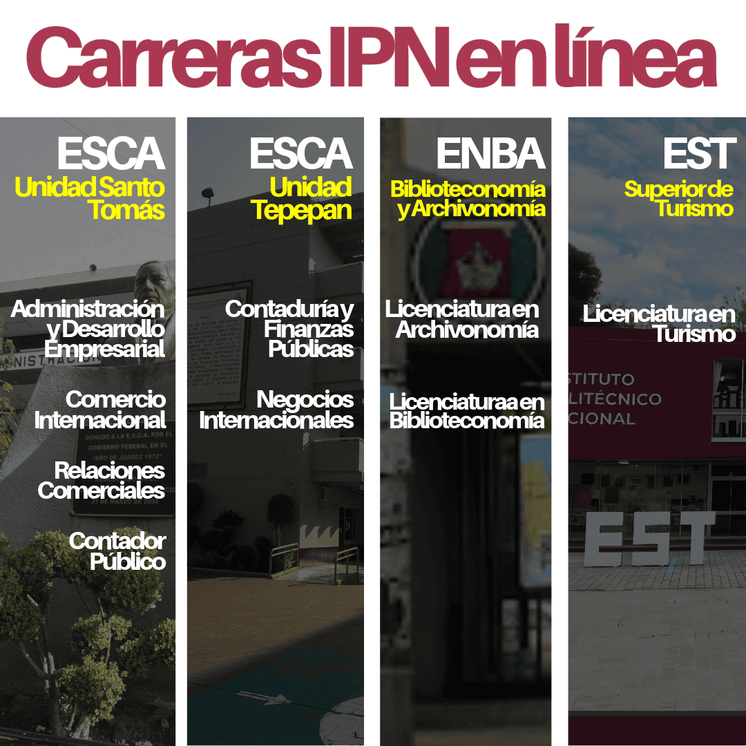 IPN Carreras en línea Gratis 2025 Convocatorias y Requisitos
