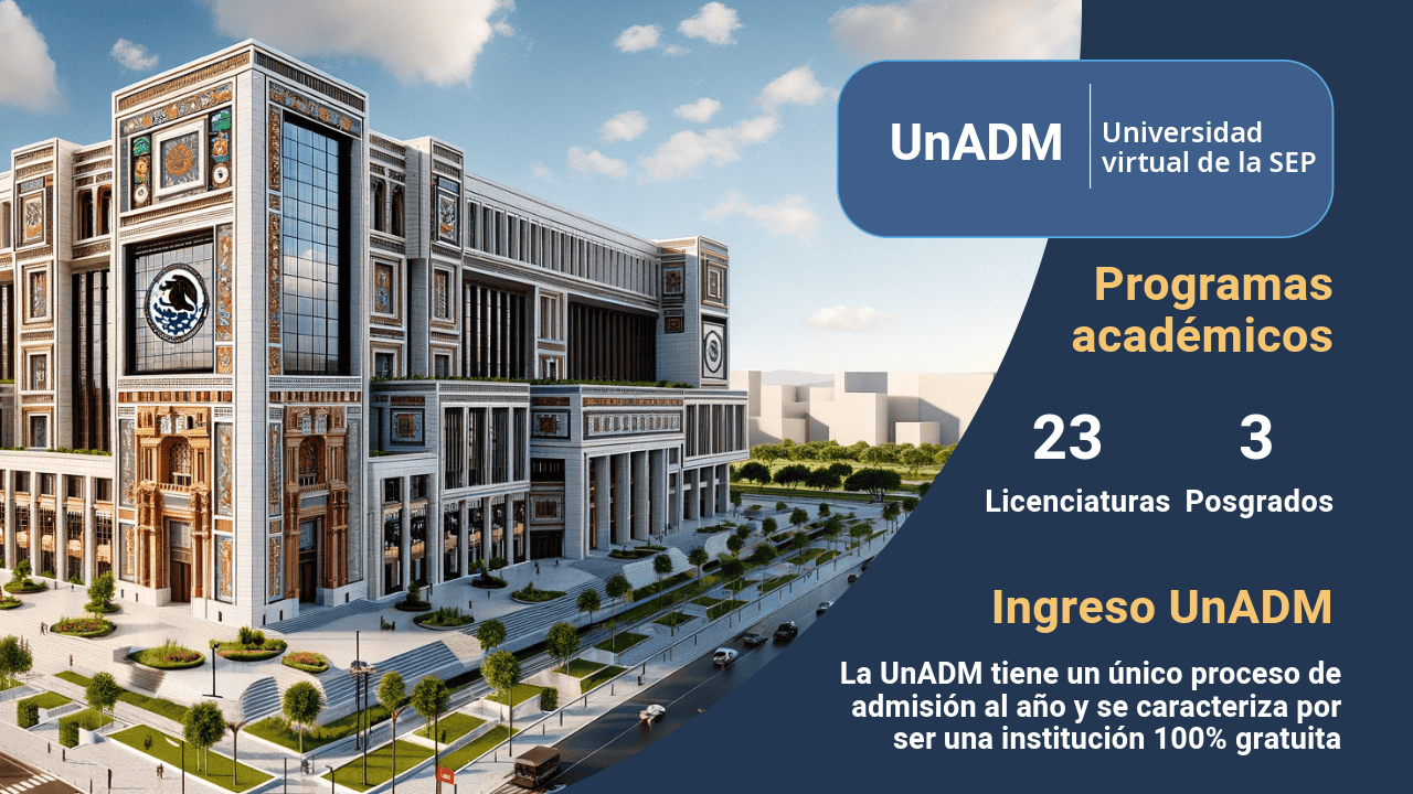 UnADM Carreras en línea 2024