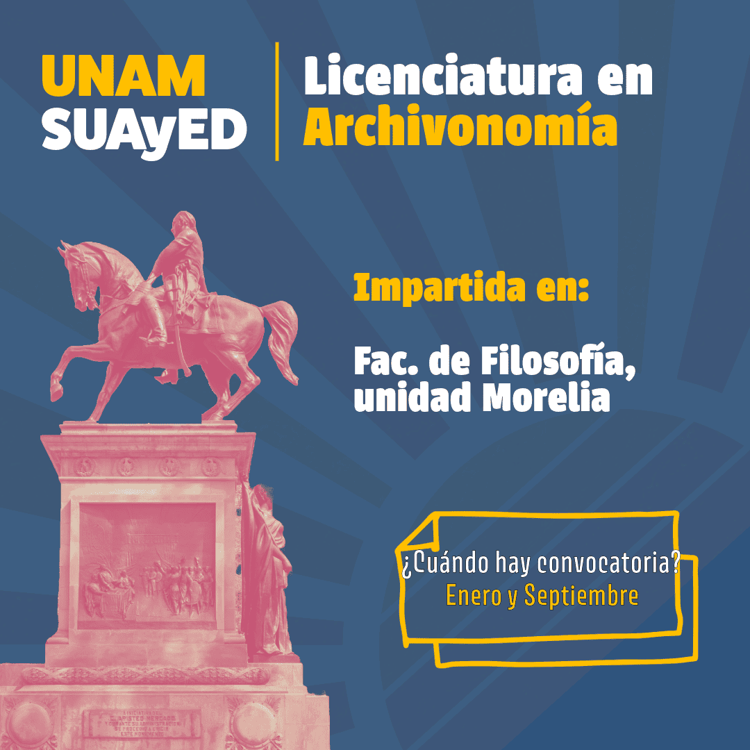 Lic. en Archivonomía en línea UNAM, ¿Cuánto cuesta e ingreso?